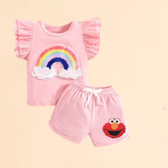 Boutique | Matching Sets | Elmo Dress Smash Cake Birthday Sesame Street ...